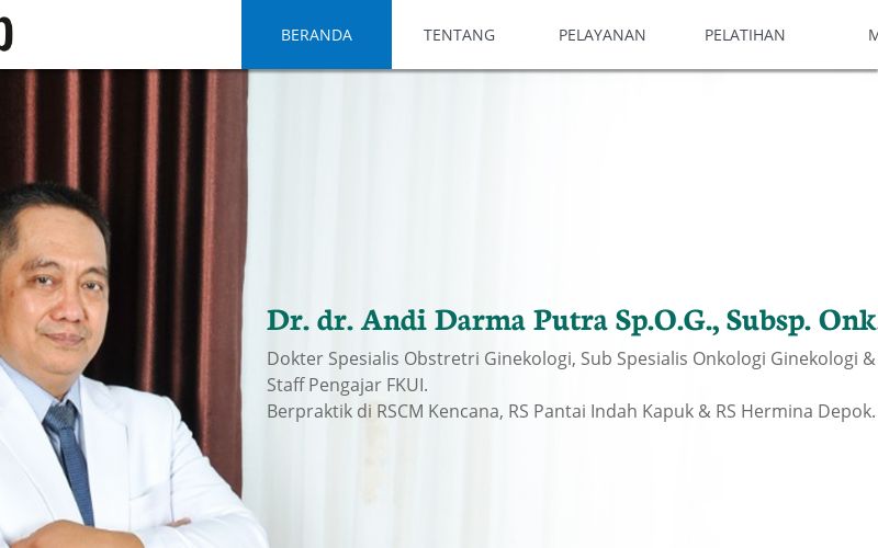 dr. Andi Darma Putra Sp.OG(K) Onk. | Dokter Spesialis Obstretri ...