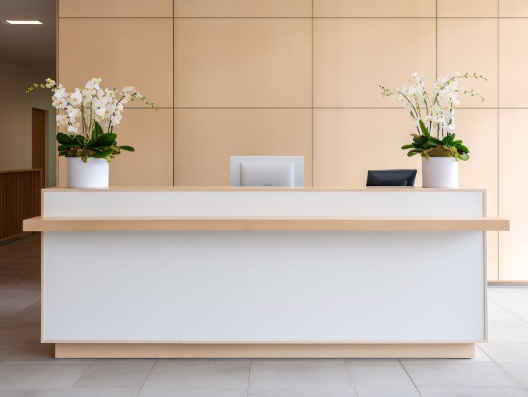 Meja Resepsionis Minimalis: Elegan Fungsional untuk Bisnis