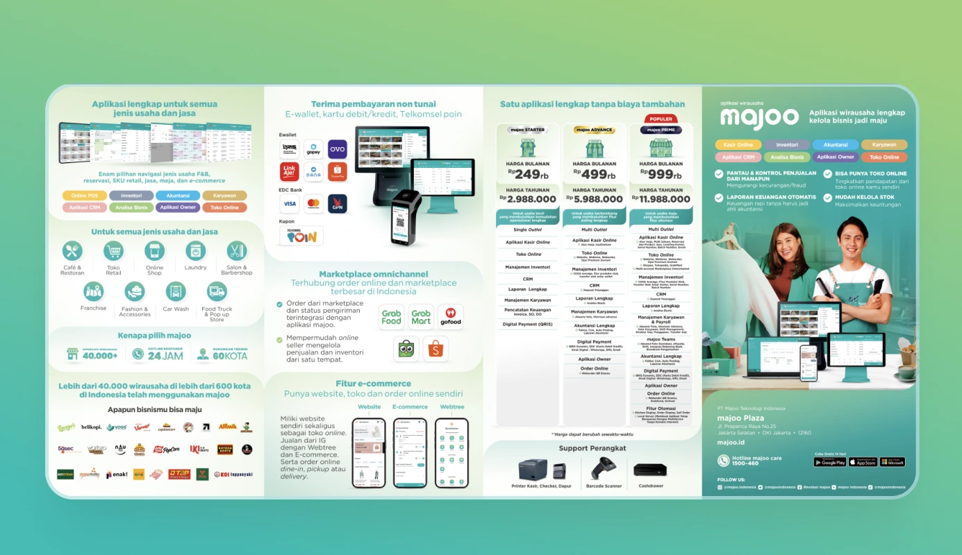 Kenapa Pilih Aplikasi Kasir dan Wirausaha majoo