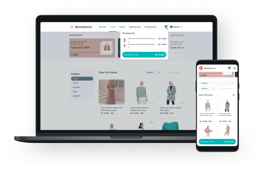 Buat Toko Online Praktis dan Terintegerasi | majoo