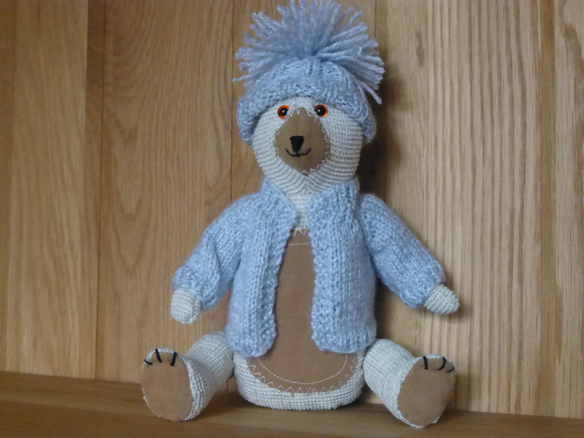 Teddy bear shelf sitter ornament gift • Made By Mums
