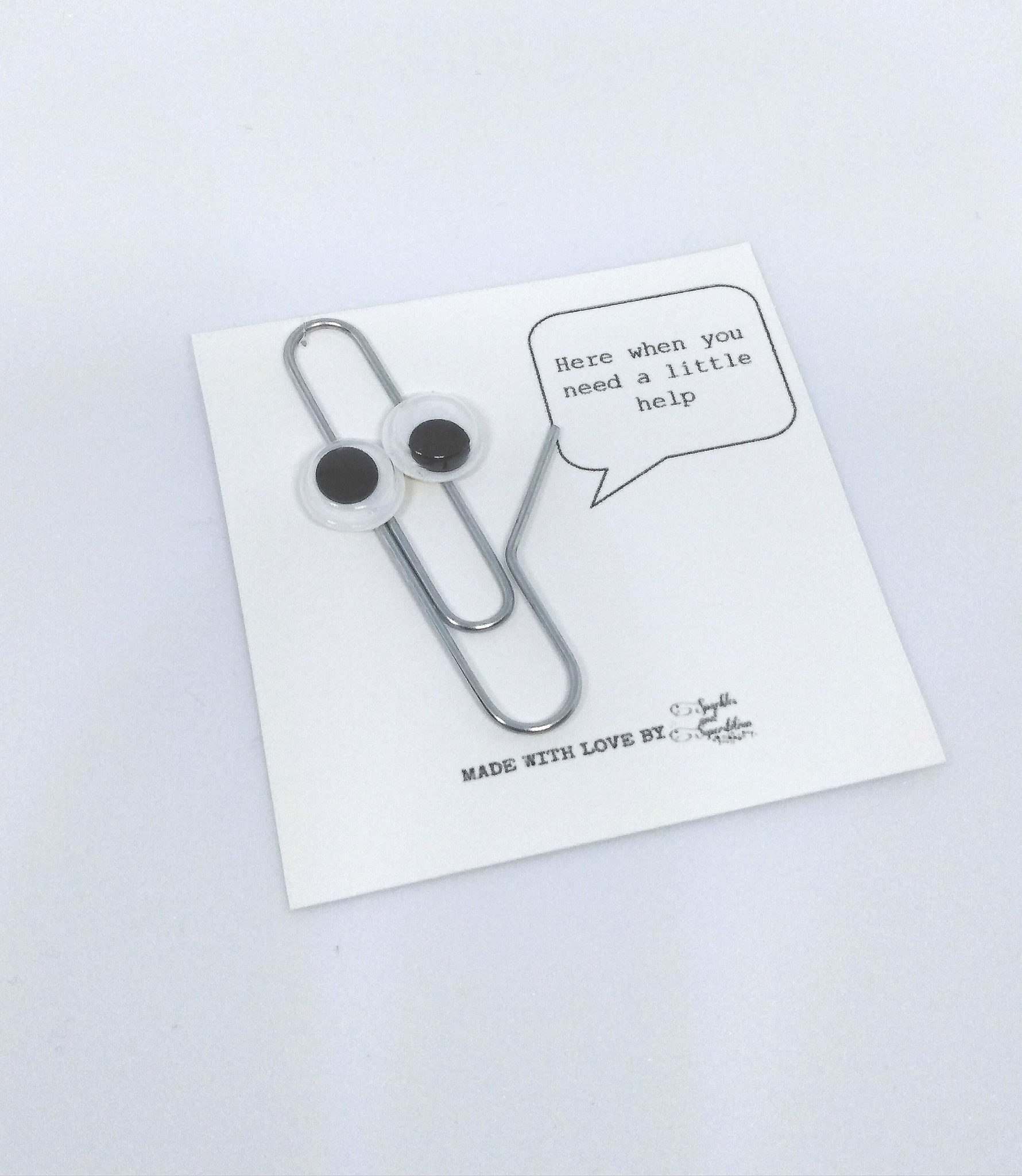 Clippy Novelty Paperclip Friend • Made By Mums