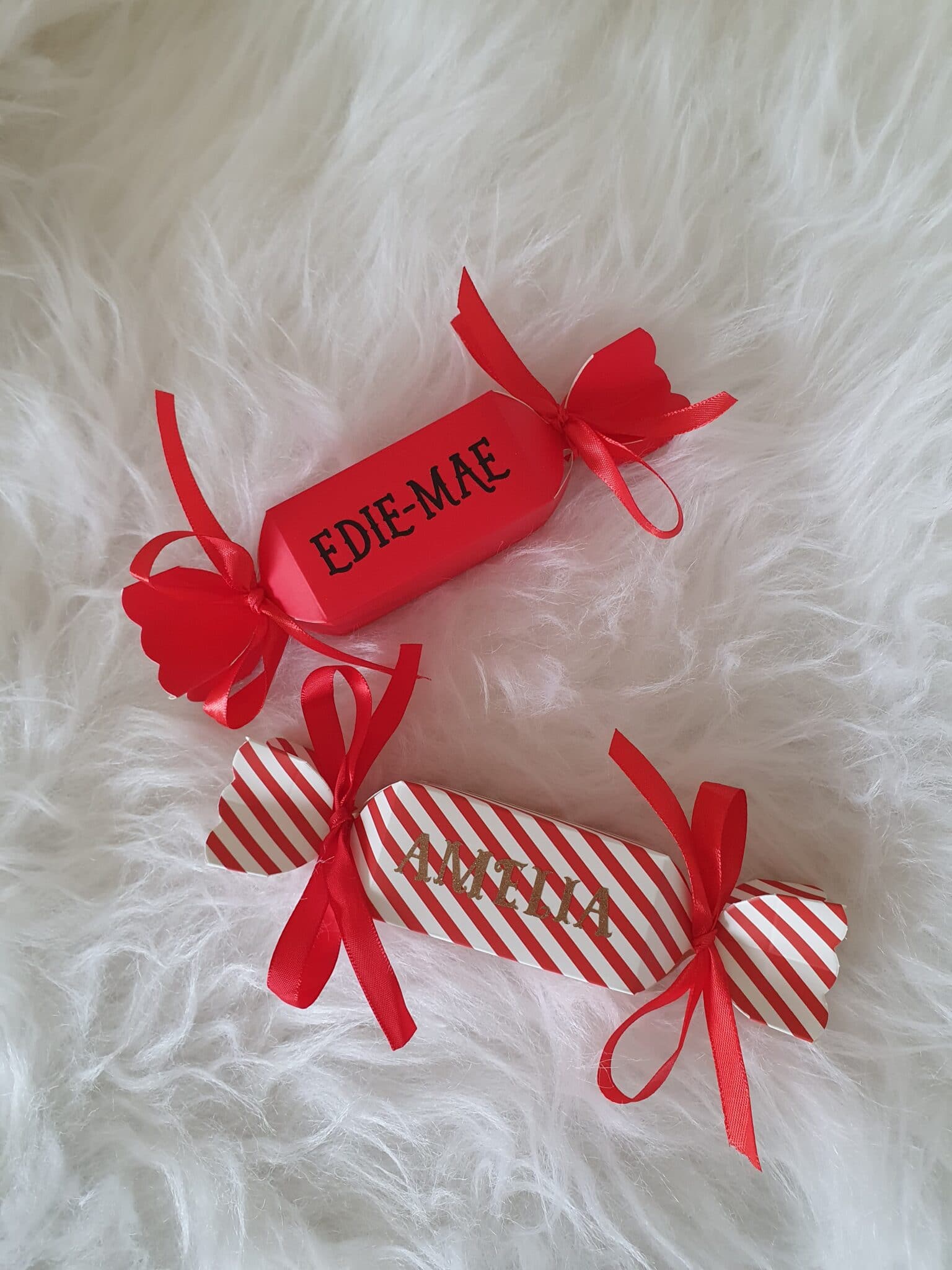 Personalised Christmas Cracker gift box/party favour • Made By Mums