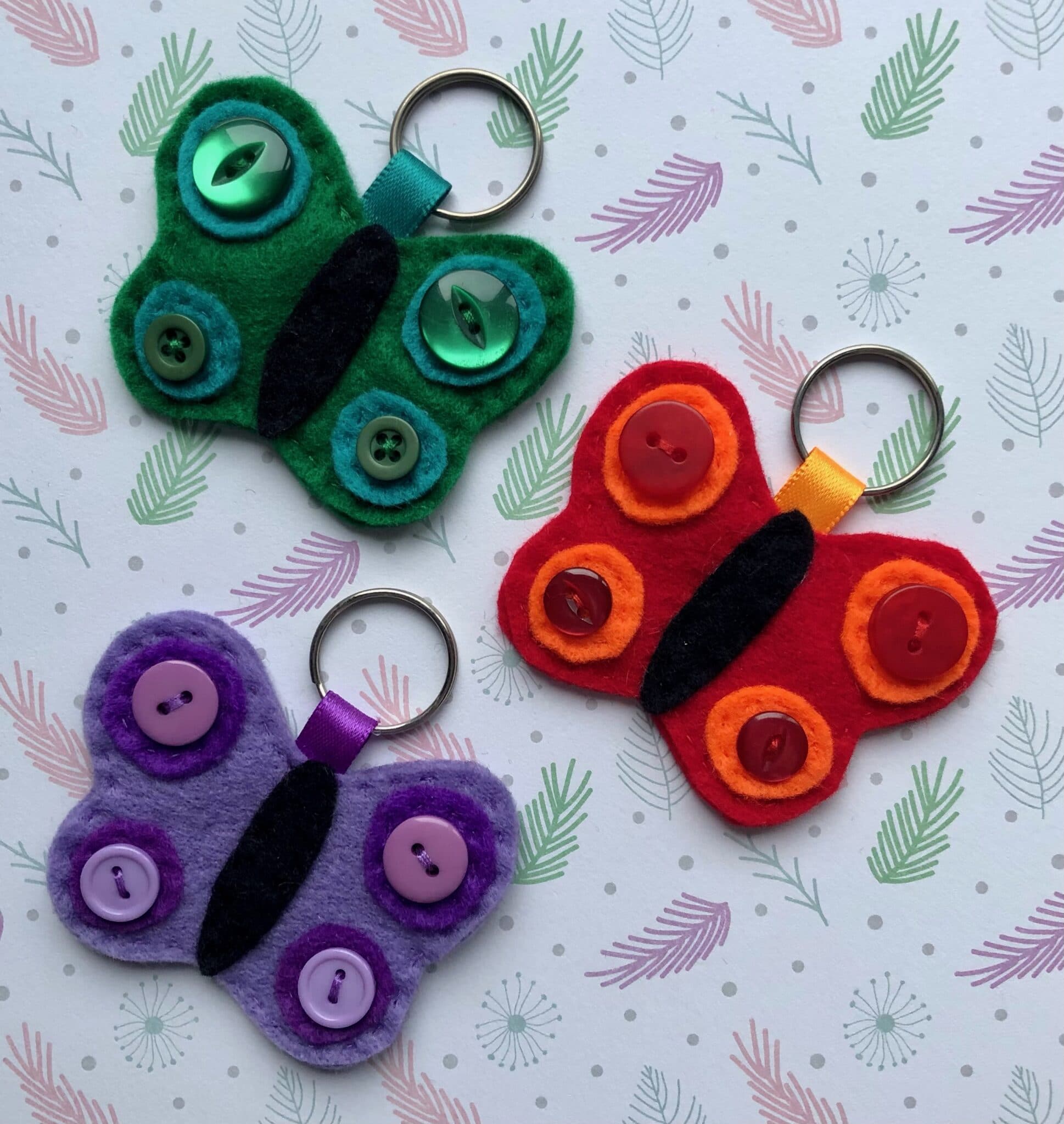 Butterfly Keyrings • Made By Mums