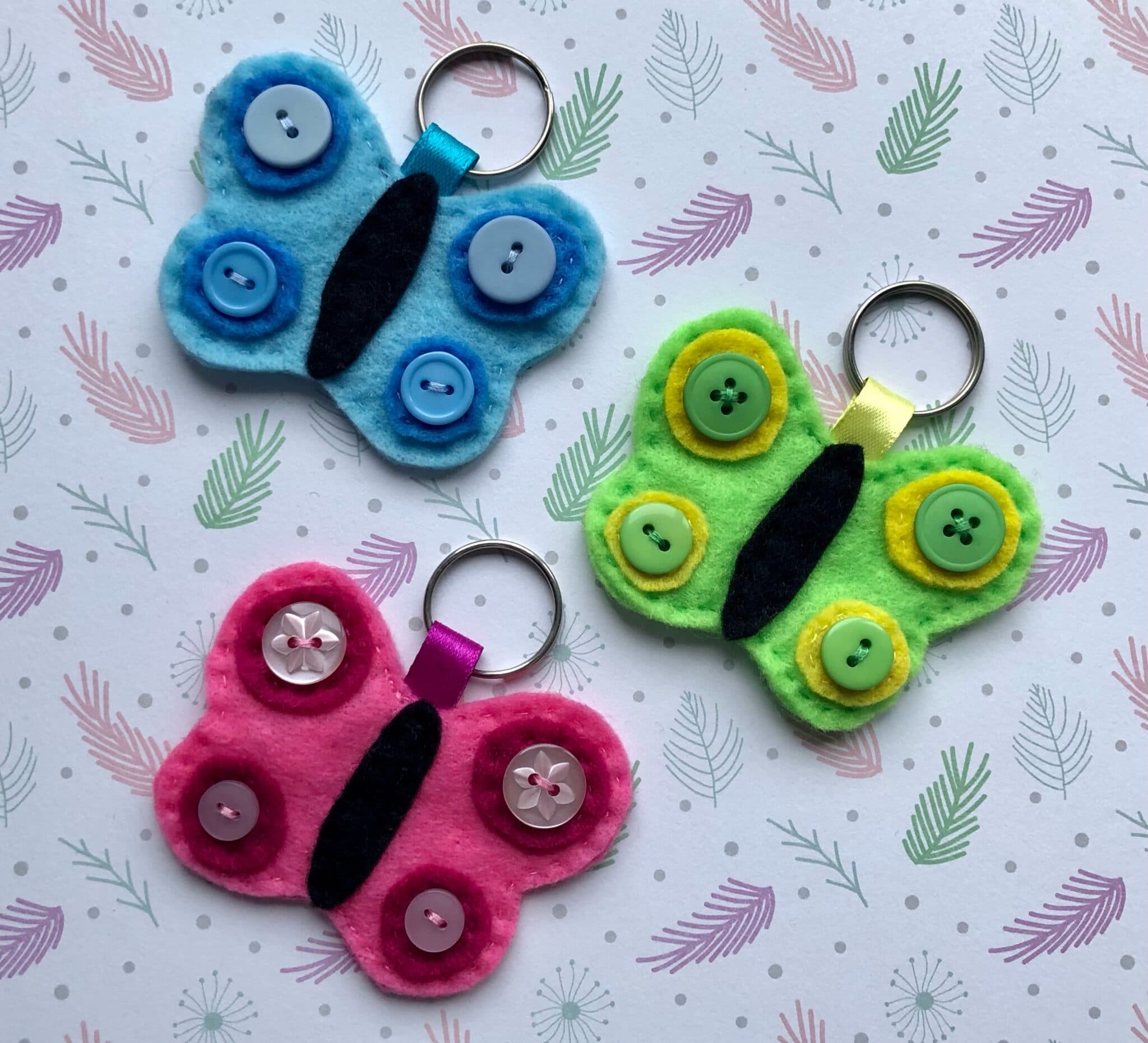 Butterfly Keyrings • Made By Mums