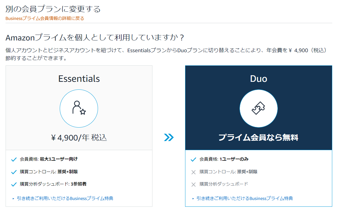 プライム会員なら無料で利用可能に。Amazonビジネス「BusinessプライムDuoプラン」へ切り替えてみた | Time to live ...