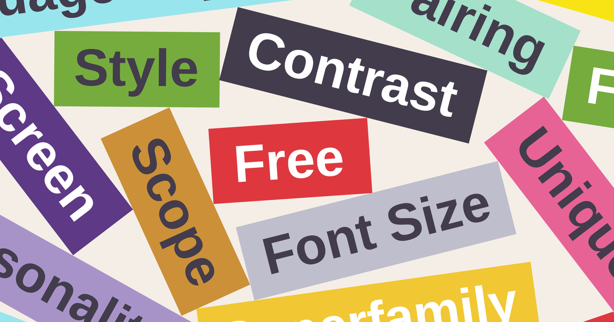 How to Choose a Web Font