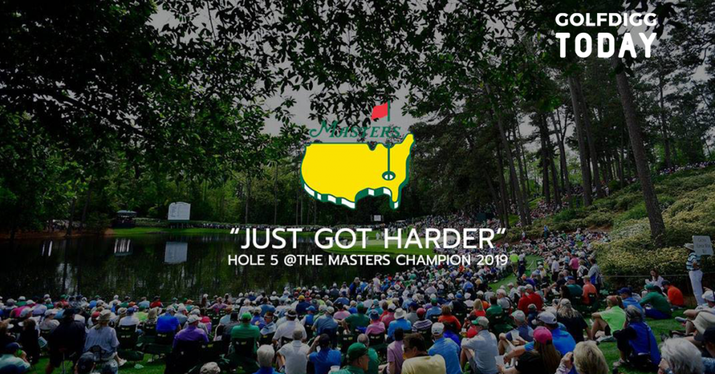 Just got harder ! ออกัสต้า เพิ่มความยากที่หลุม 5 | golfdiggTODAY