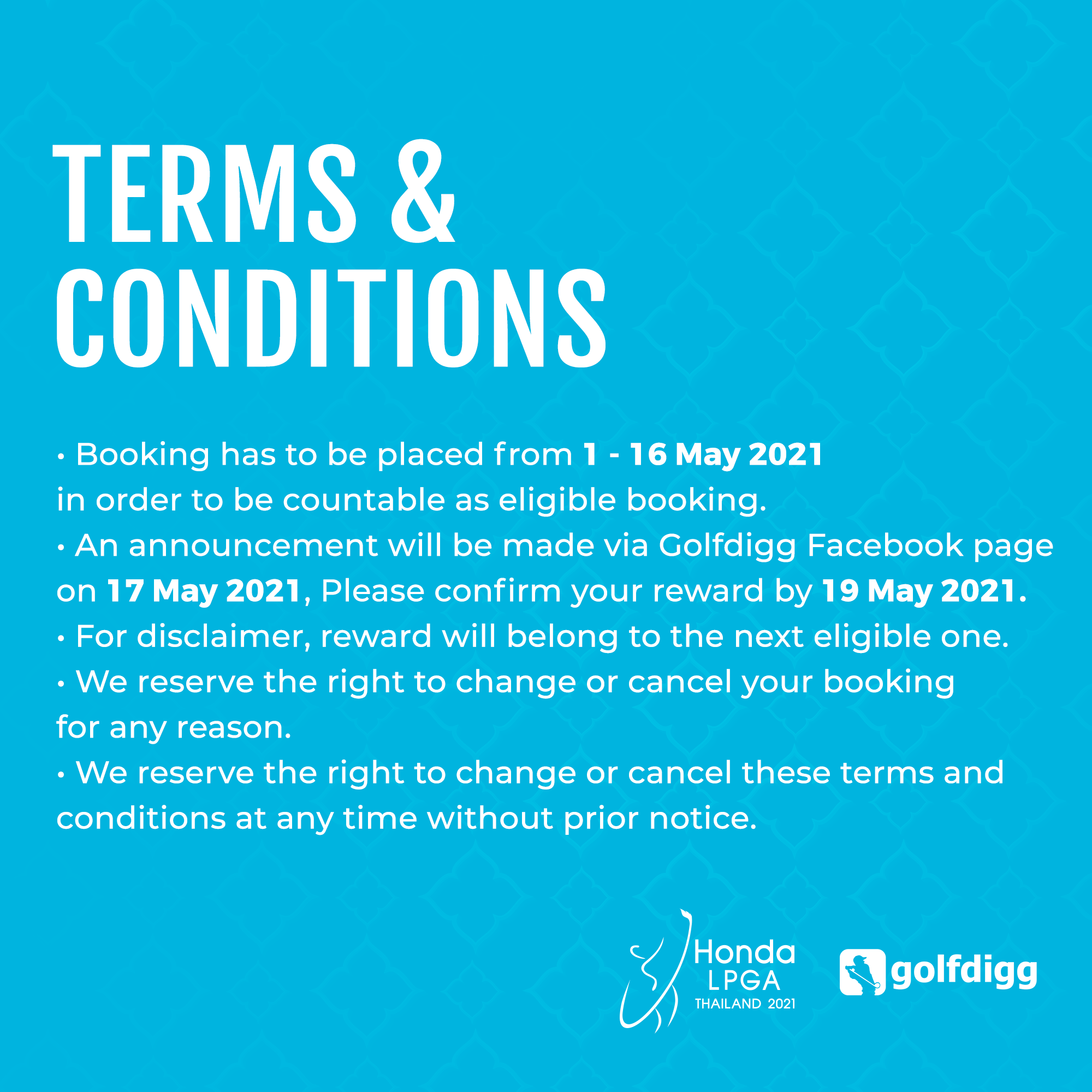 WIN AN EXCLUSIVE LUCKY DRAW from Honda LPGA & Golfdigg - golfdiggTODAY