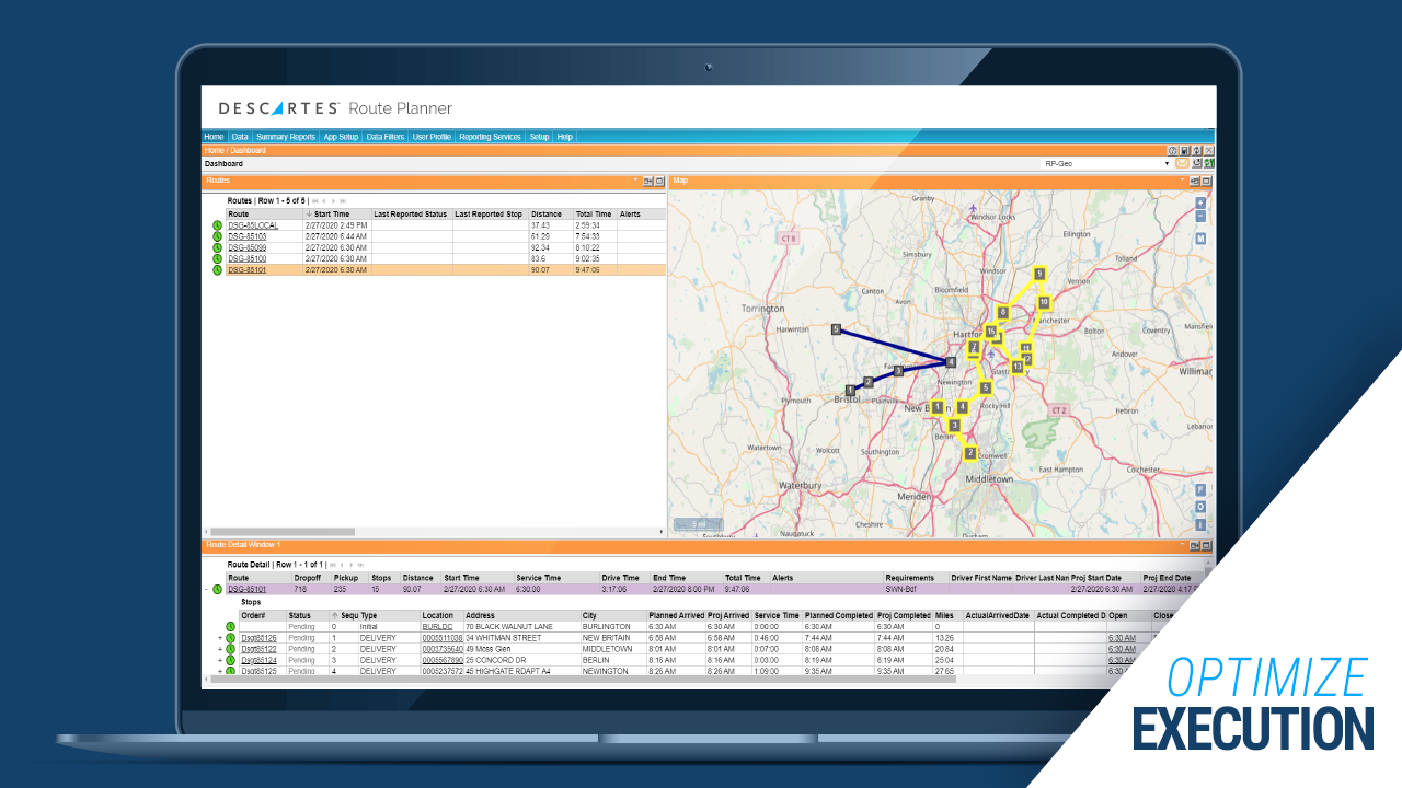 Descartes Route Planning | Geotab Marketplace