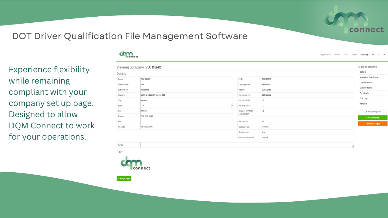 DQMConnect | Geotab Marketplace