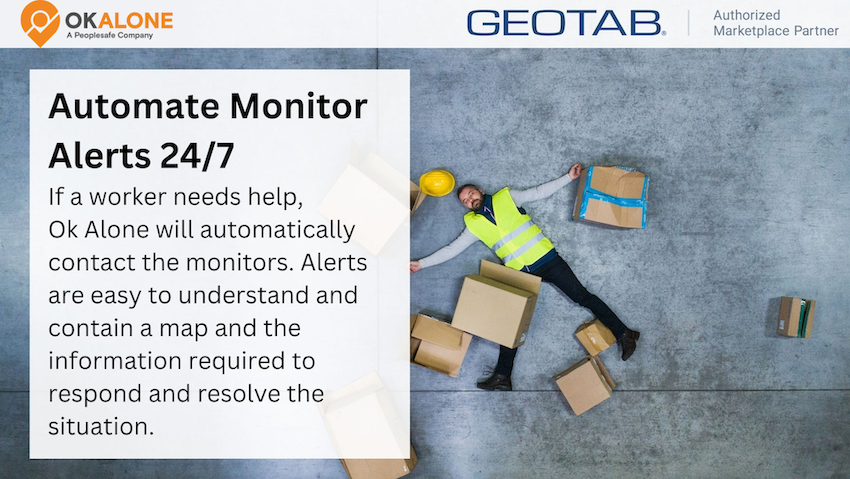 OK Alone | Geotab Marketplace