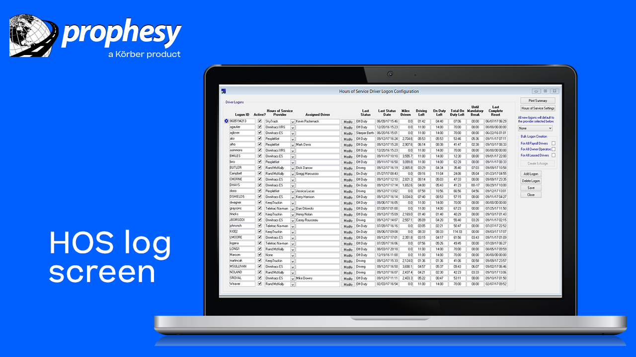 Highjump Prophesy Dispatch Software | Geotab Marketplace