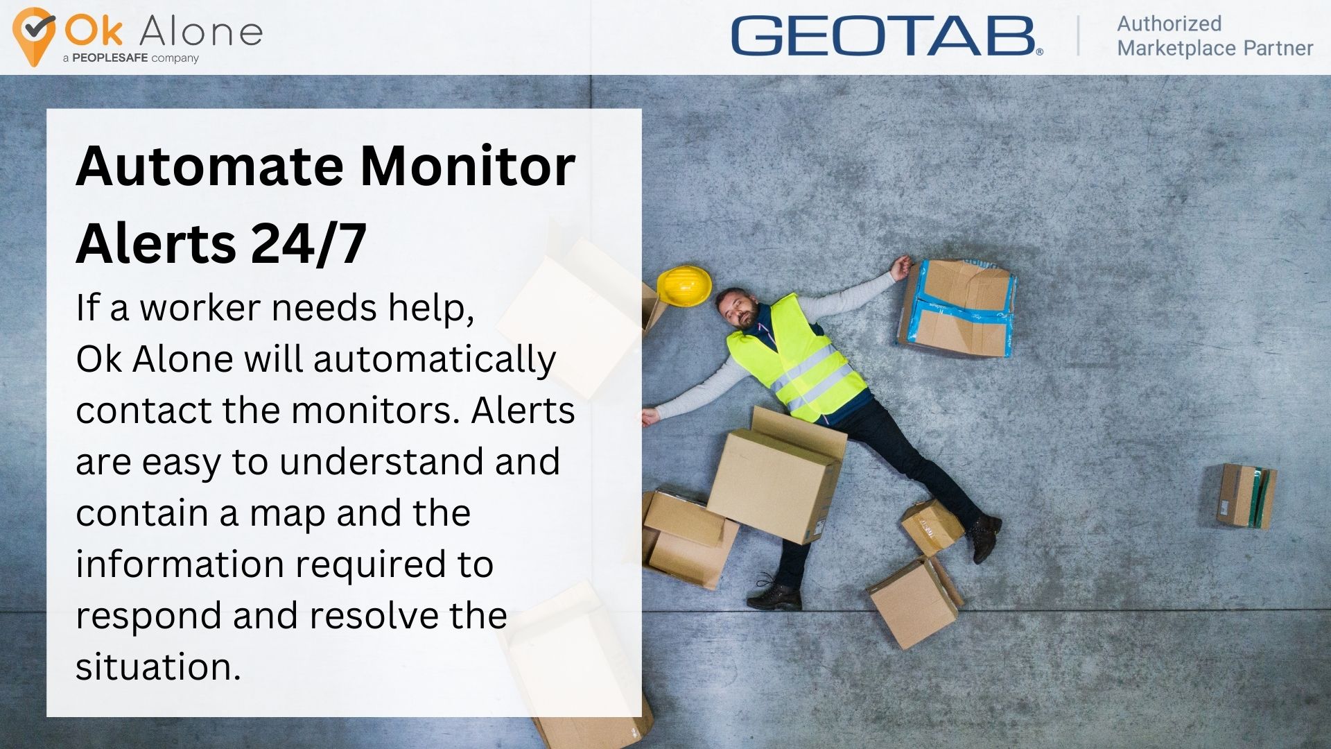 OK Alone | Geotab Marketplace