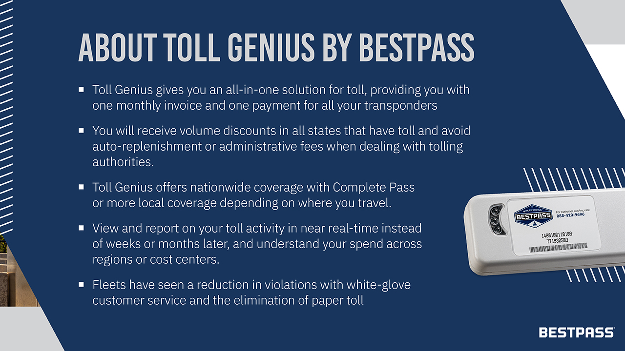 Toll Genius | Geotab Marketplace