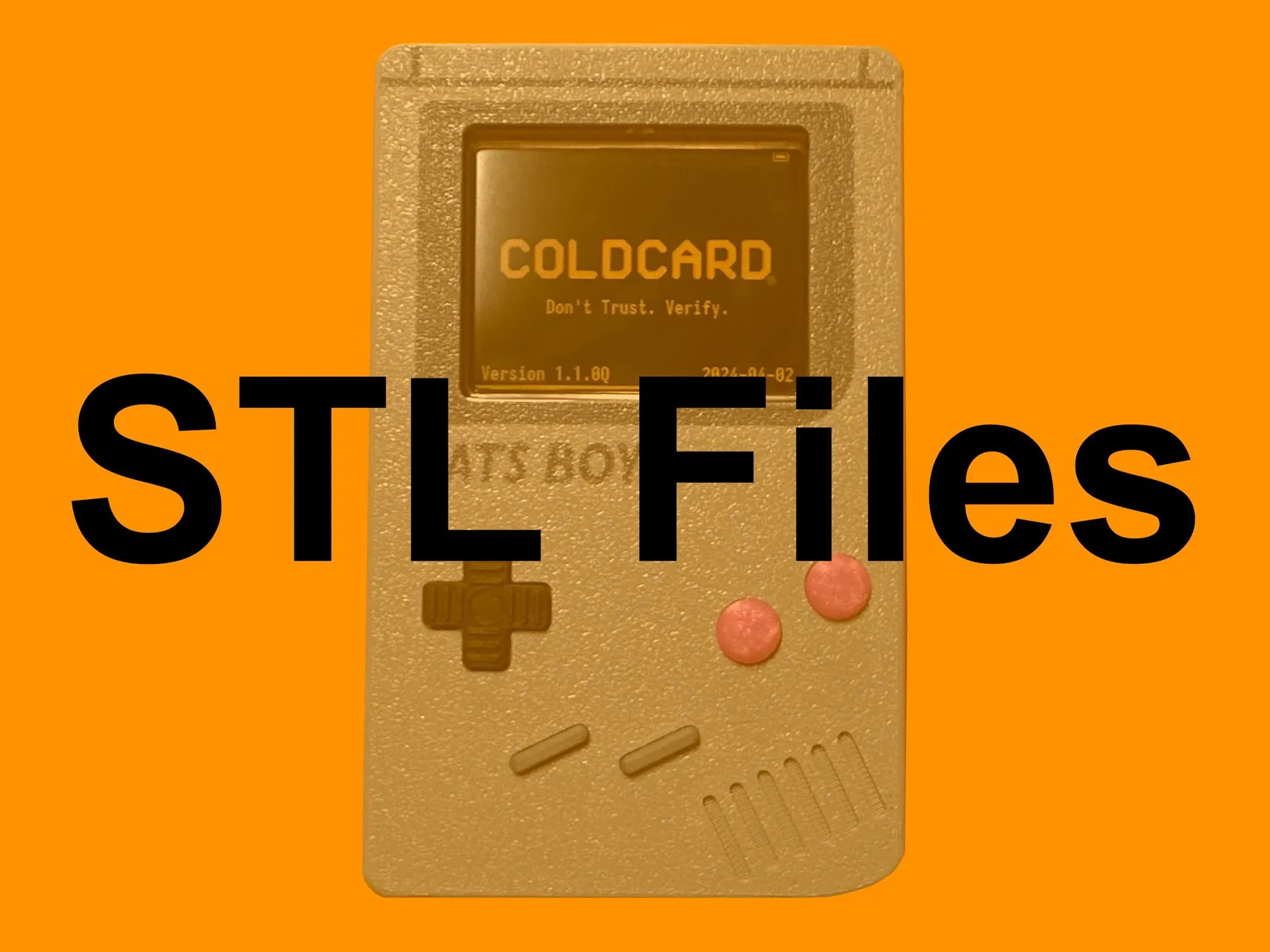 SATSBOY - Fun and Opsec Enhancing Case for Coldcard Q | Geyser