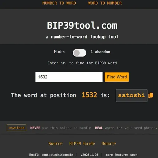 BIP39tool2025 | Geyser