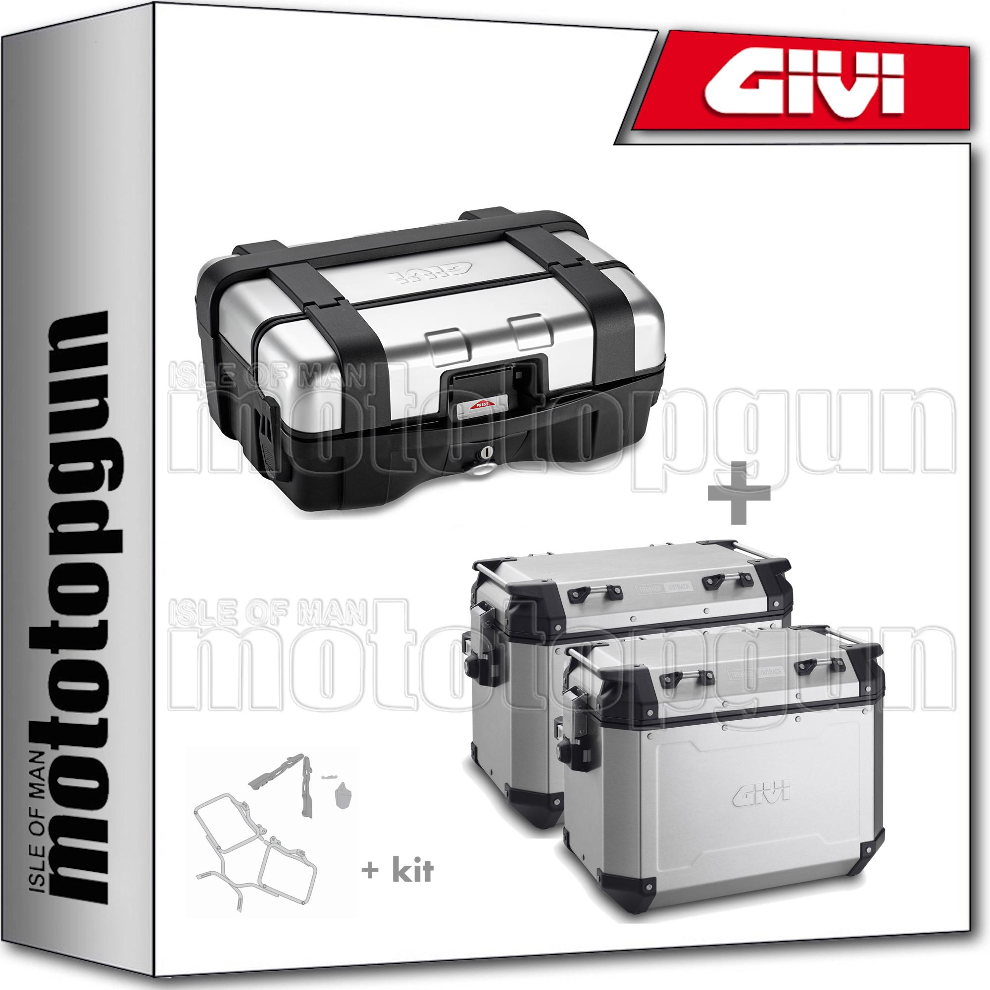 GIVI CASE TRK33N + SIDE SUITCASE OUTBACK OBKN48A YAMAHA TRACER 900 GT ...