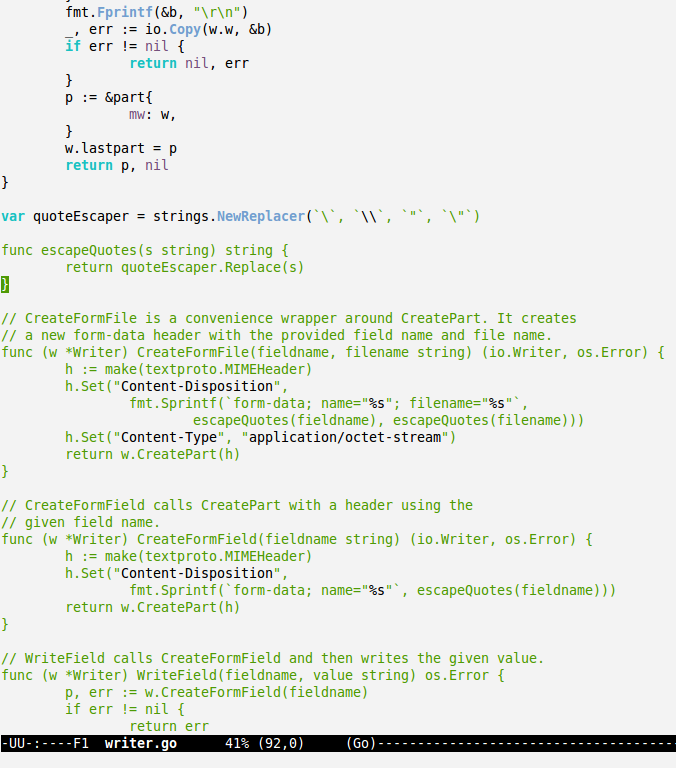 Emacs Mode Confused By Backticks · Issue 2330 · Golanggo · Github