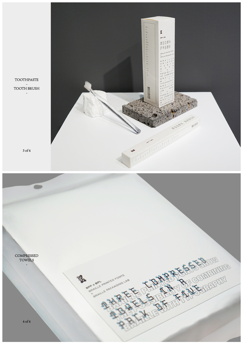 Braille Packaging Lab ( personal care products ) | Golden Pin Design Award
