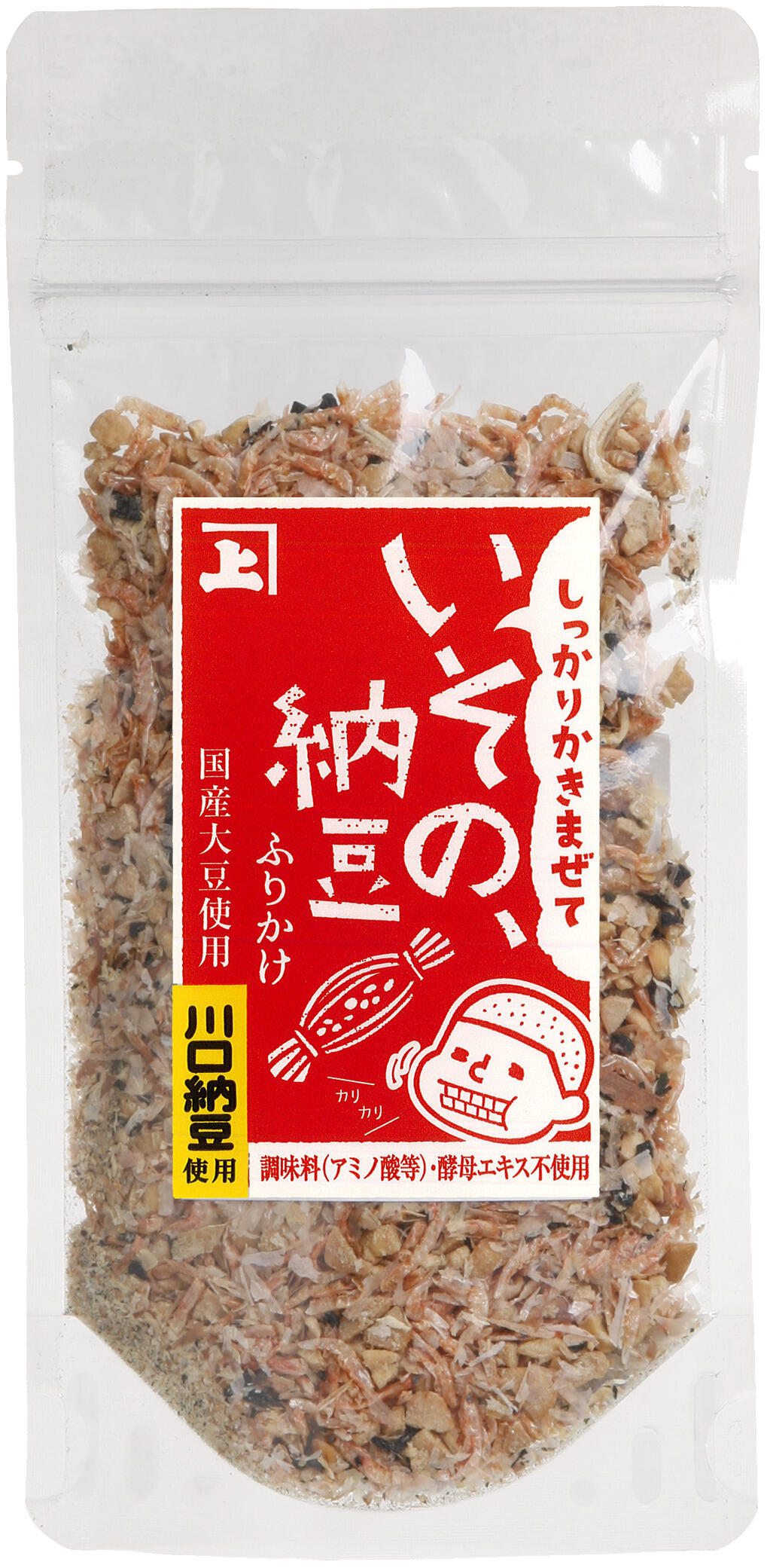 【無添加ふりかけ】いその、納豆ふりかけ 無添加・国産（POP有り） 兼上 カネジョウ 33g（10袋単位） - 仕入れ、卸ならグッズ