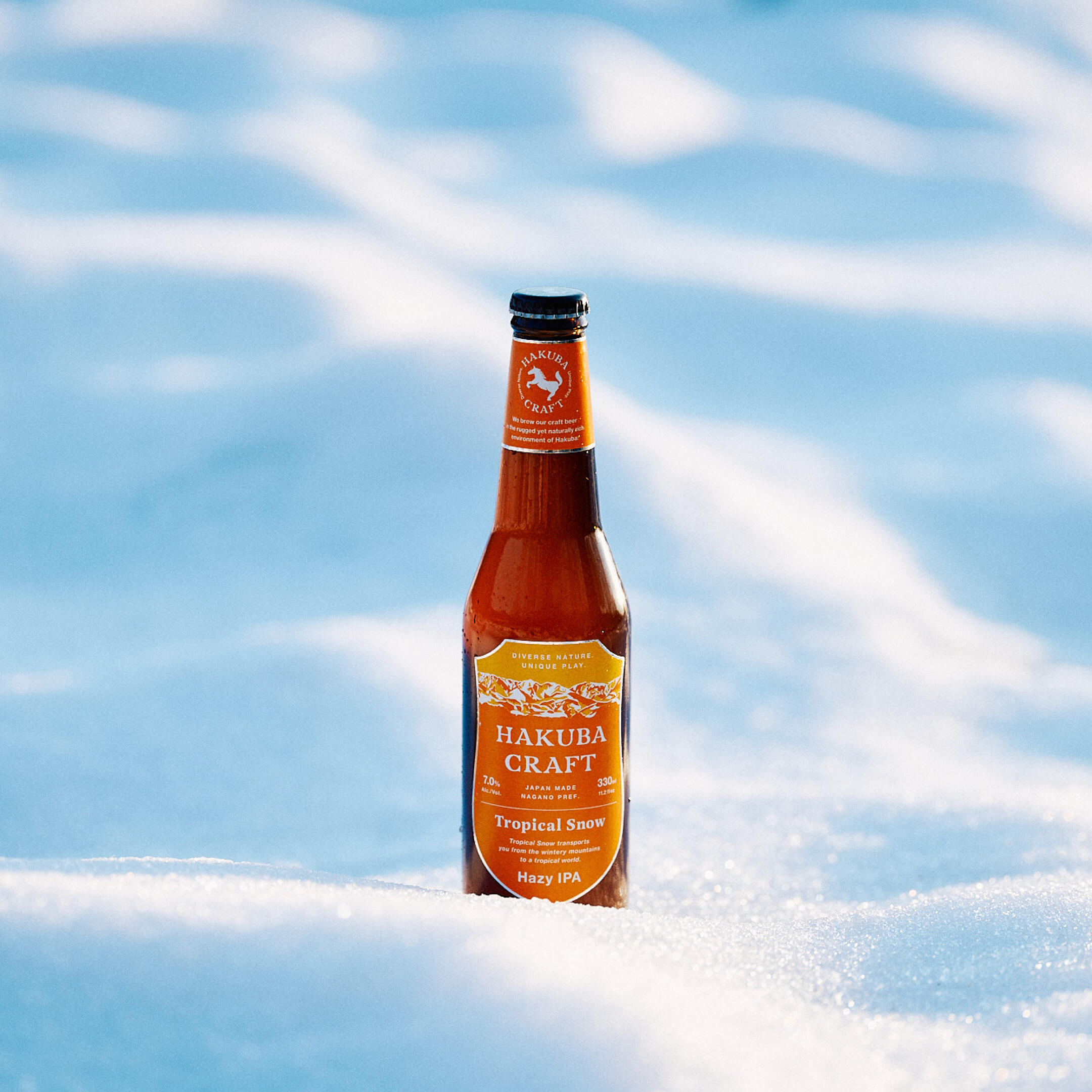 サンプル Tropical Snow（トロピカルスノー）白馬クラフトビール 330ml - 仕入れ、卸ならグッズ