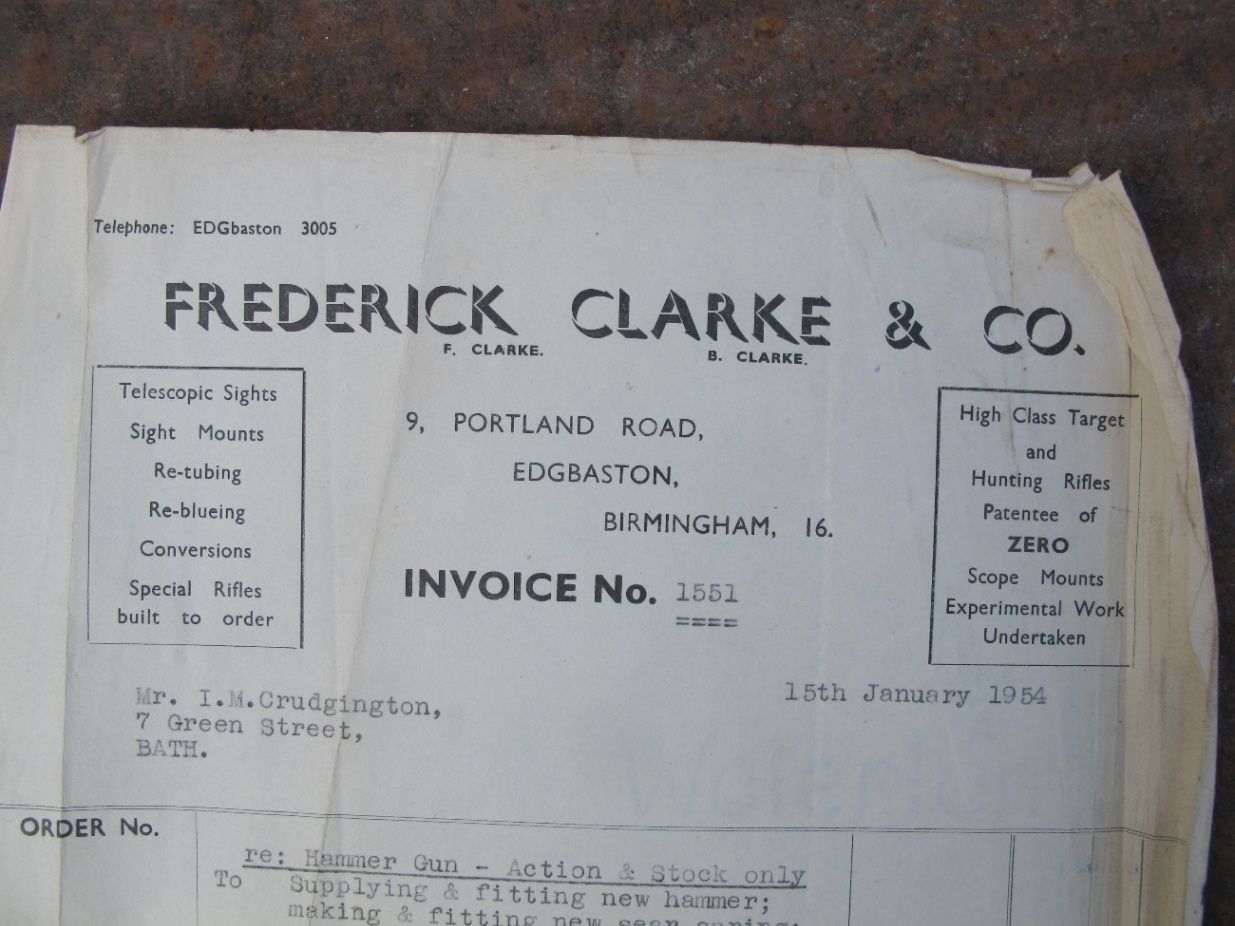 WMD " Karamoja " Bell and his rifle maker - Mark Crudgington writes on ...