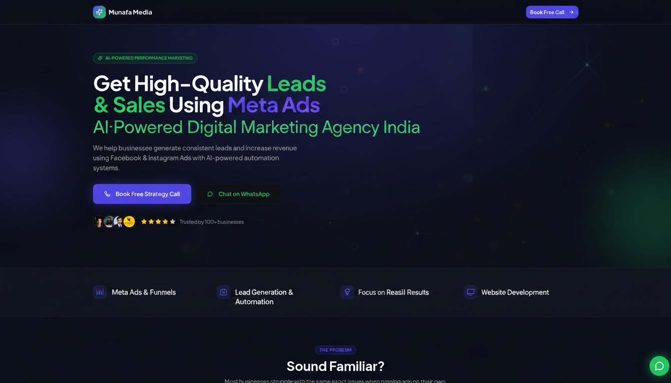 Munafa Media — Lead Generation Systems That Actually Convert