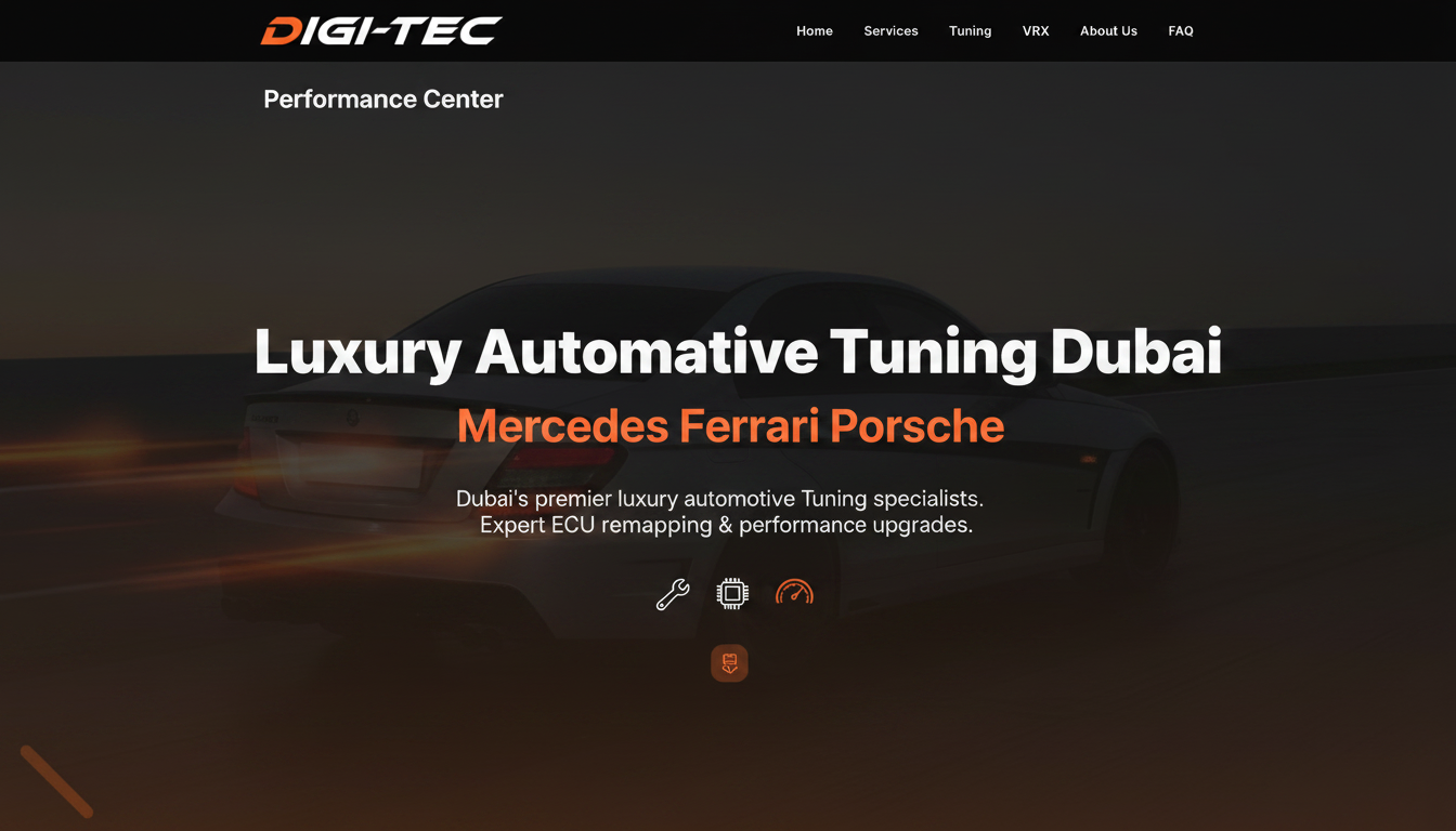 DIGI-TEC Performance Center – Luxury Car Repair & Tuning Dubai