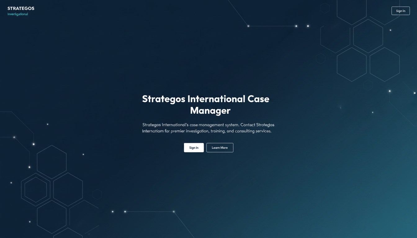 Strategos International Case Manager