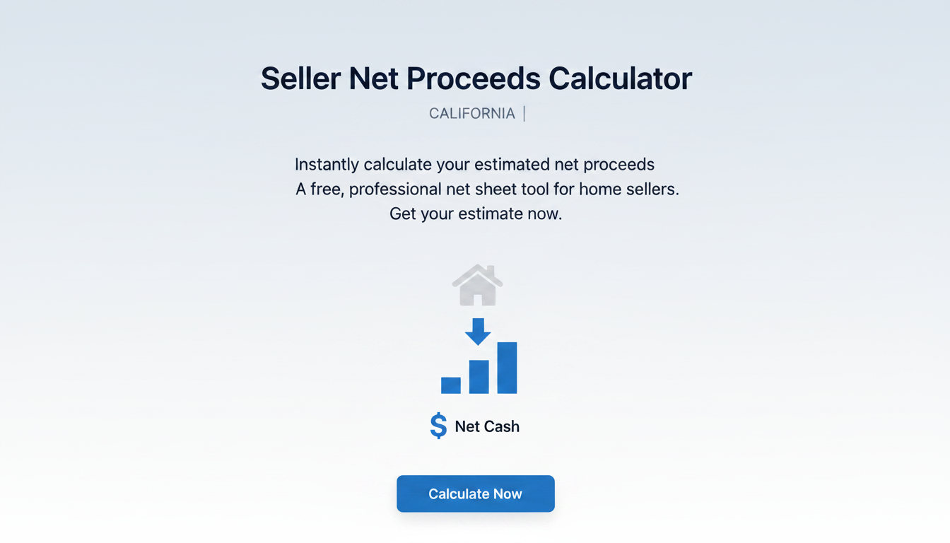 Home Seller Net Proceeds Calculator | Free National Net Sheet | ClearGlass