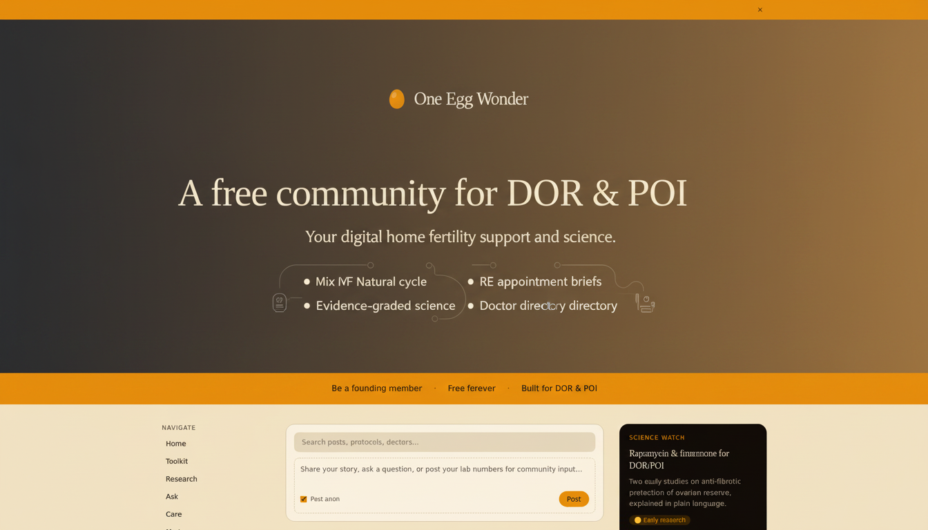 Why this exists | One Egg Wonder