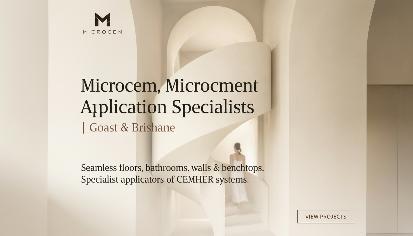 Microcem, Microcement Specialists Brisbane & Gold Coast