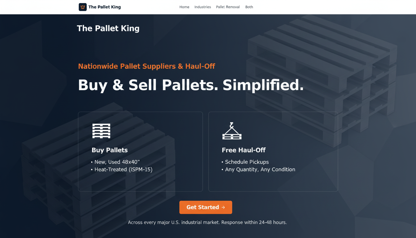 New vs Used Pallets: Real Cost Comparison for 2026 | The Pallet King