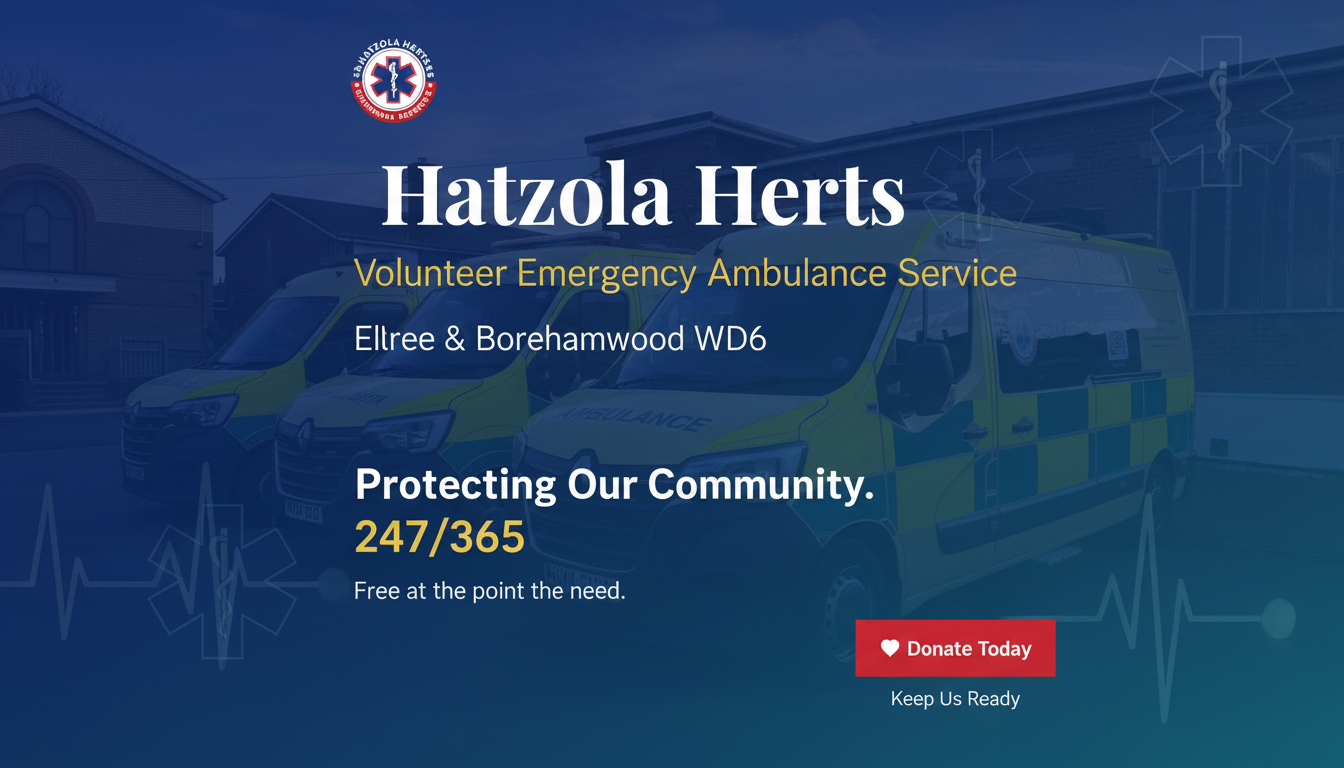 Hatzola Herts | Volunteer Emergency Ambulance Service — Elstree ...