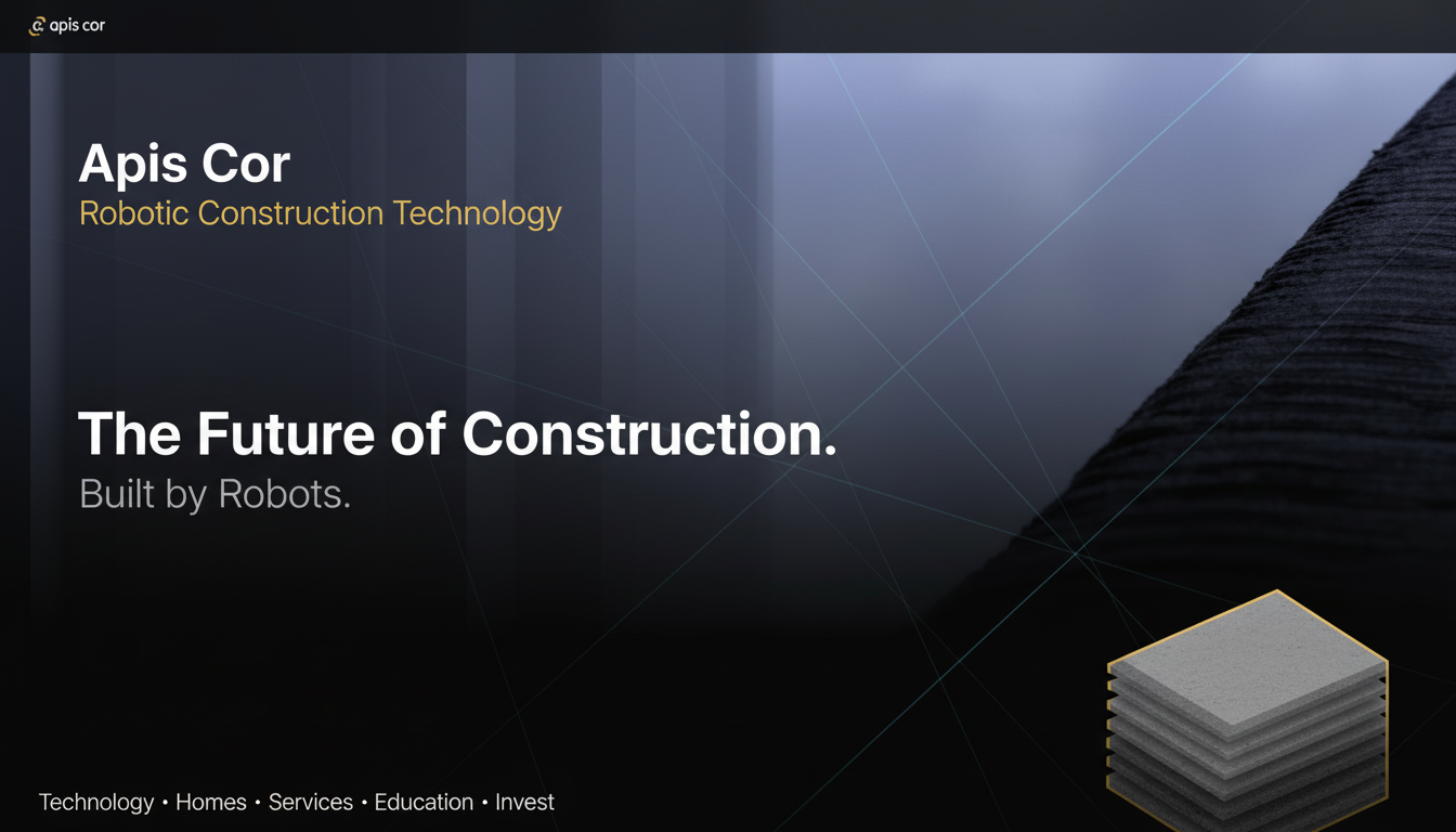 Apis Cor — Robotic Construction Technology