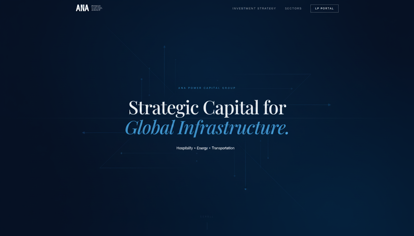 ANA Power Capital — Strategic Infrastructure Capital