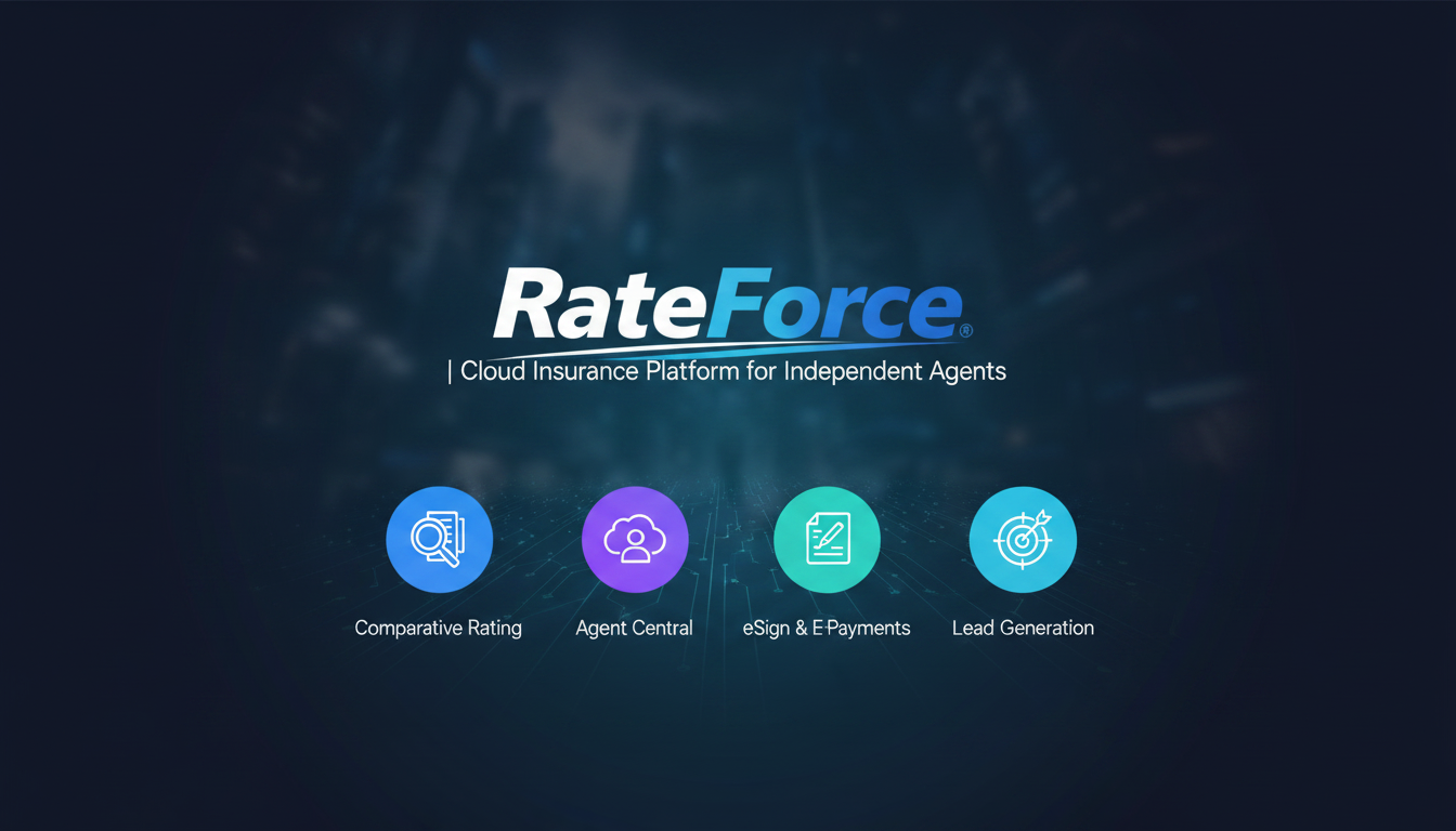 RateForce | Cloud Insurance Platform for Independent Agents