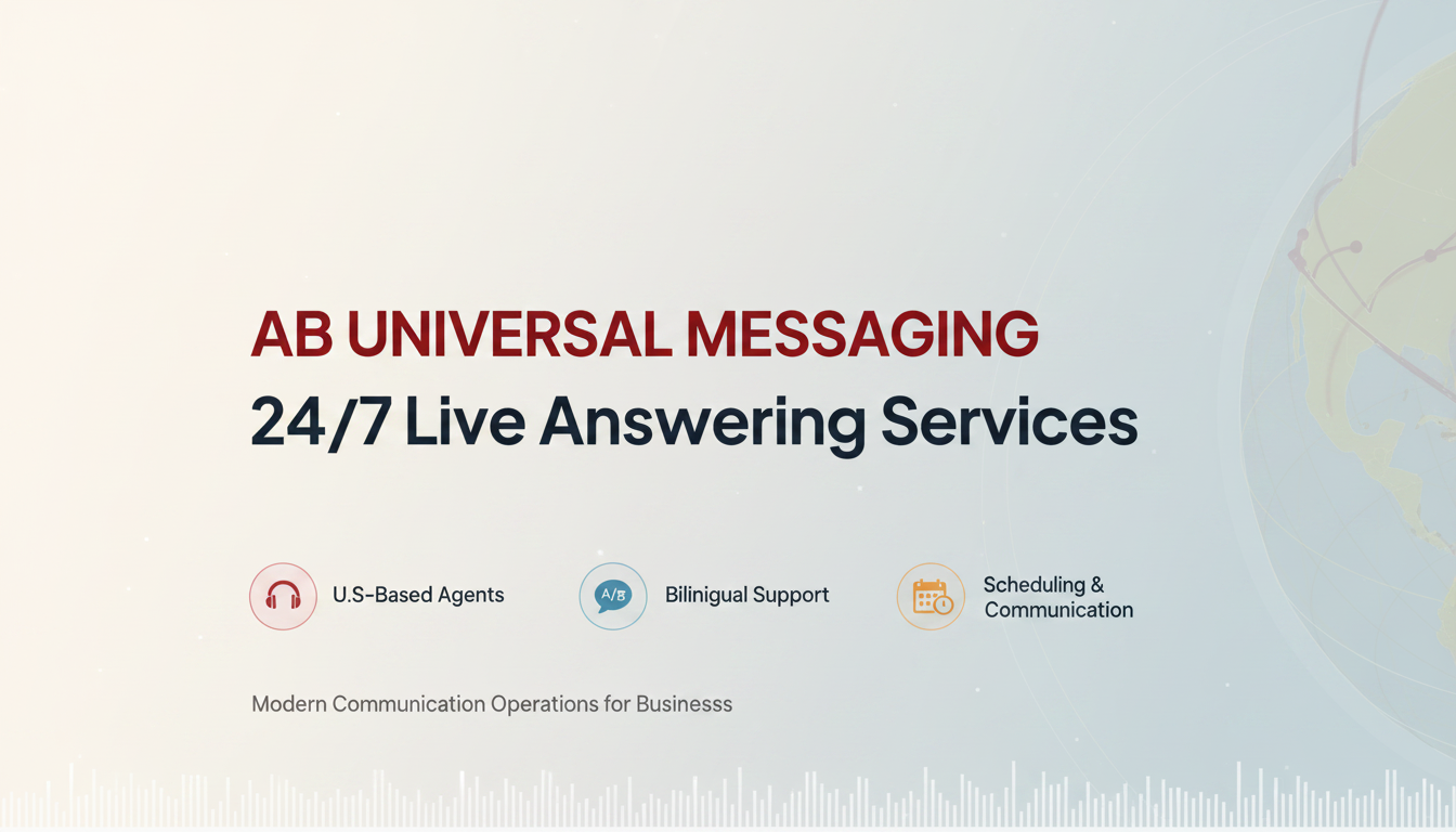 Plumbing Dispatch — Answering Service Wiki | AB Universal