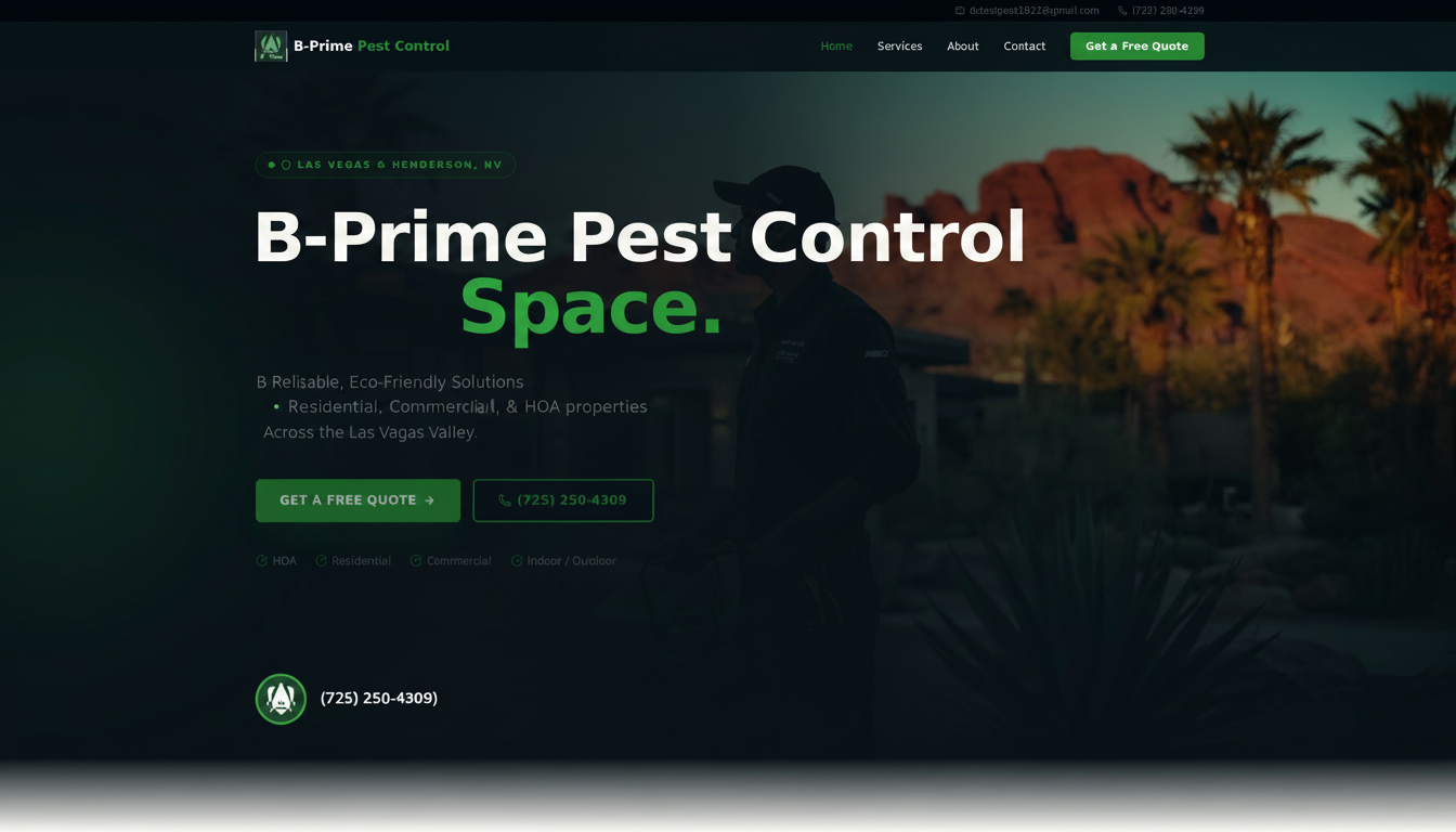 Cockroach Exterminator Las Vegas & Henderson | B-Prime
