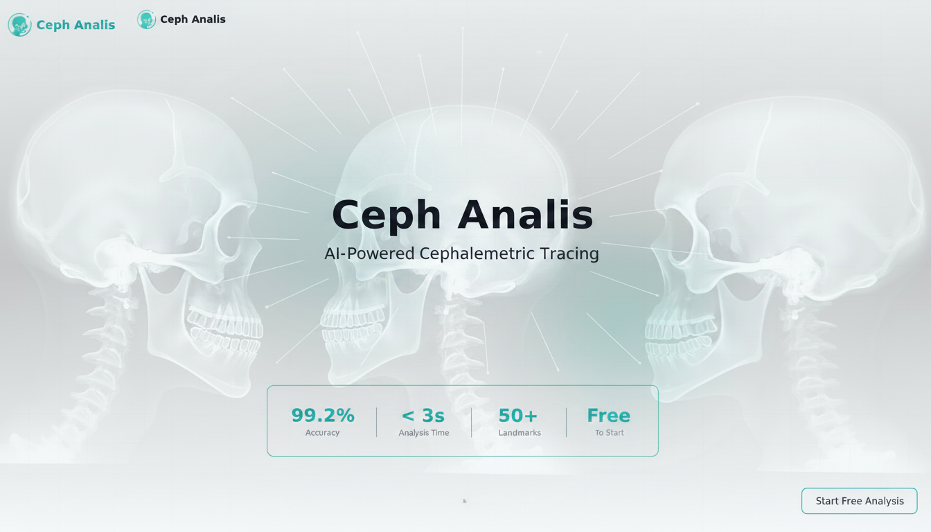 Ceph Analis - AI-Powered Cephalometric Tracing