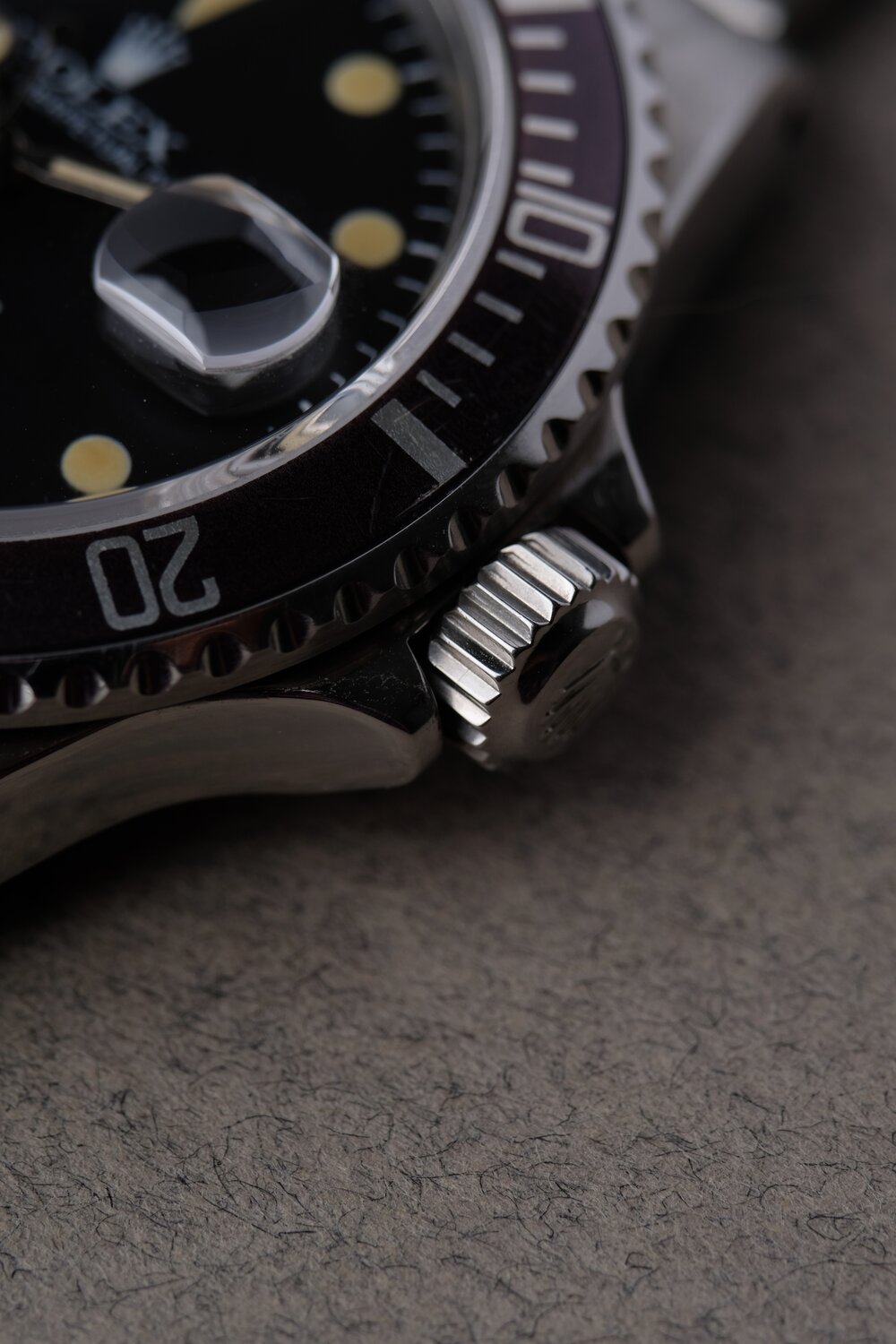 1984 Rolex 16800 Matte Dial Submariner - Tropical insert | Grey and Patina