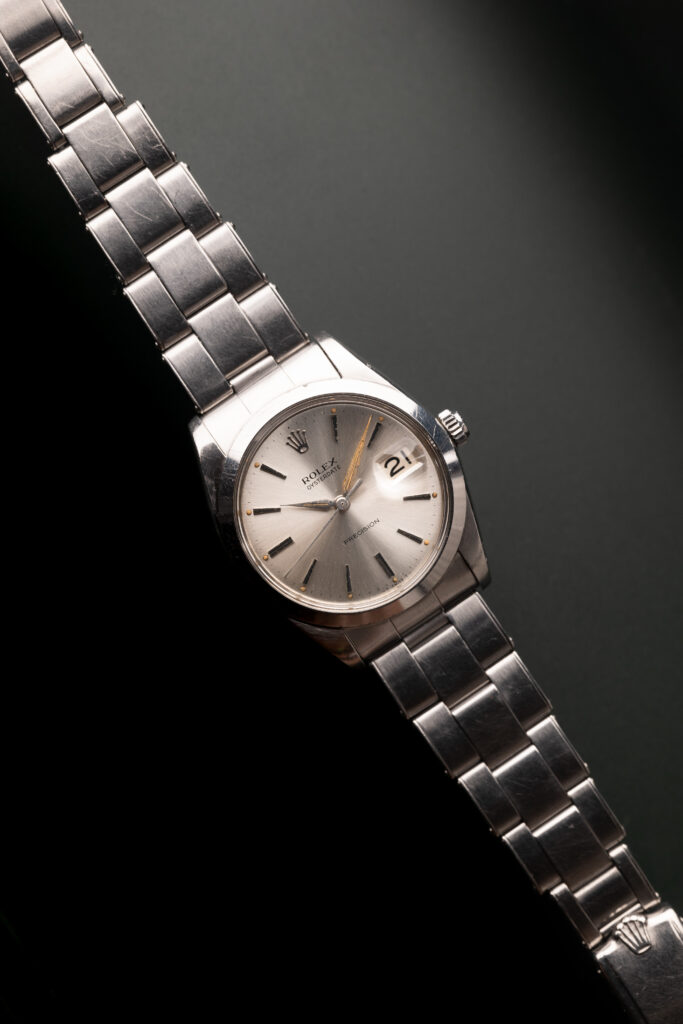 1965 Rolex 6694 "Gold-finger"Oyster-date | Grey and Patina