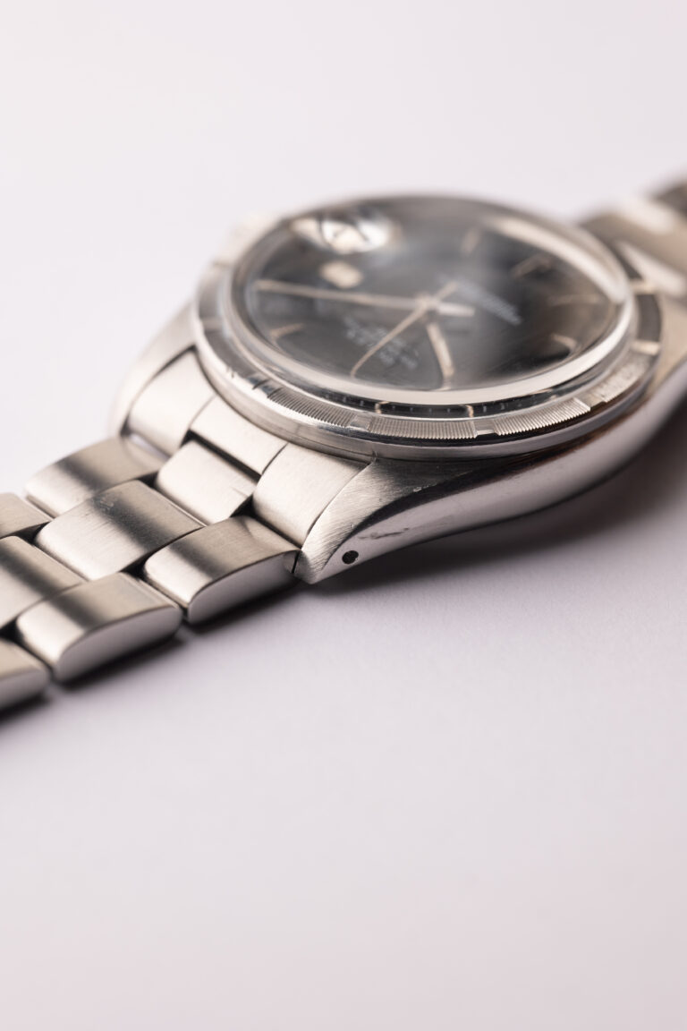 1980 Rolex 1501 Engine-Turned Bezel Oyster Perpetual -Date- | Grey and ...