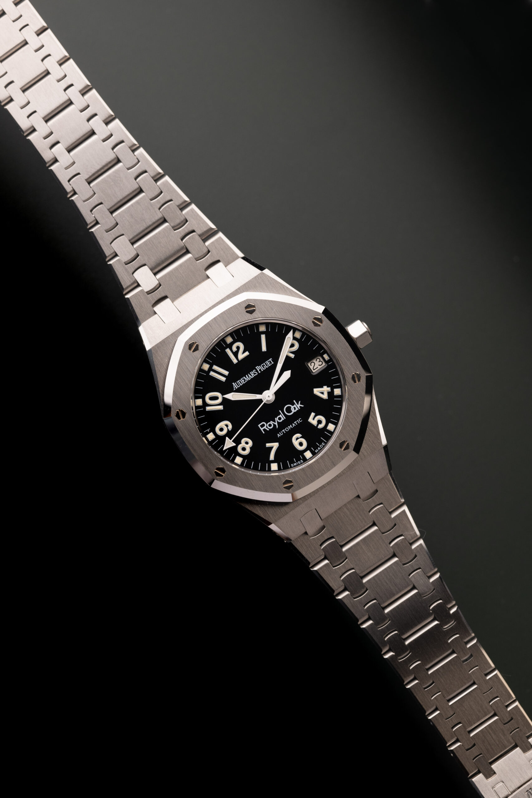 2001 Audemars Piguet 14790ST Military Dial Royal Oak | Grey and Patina