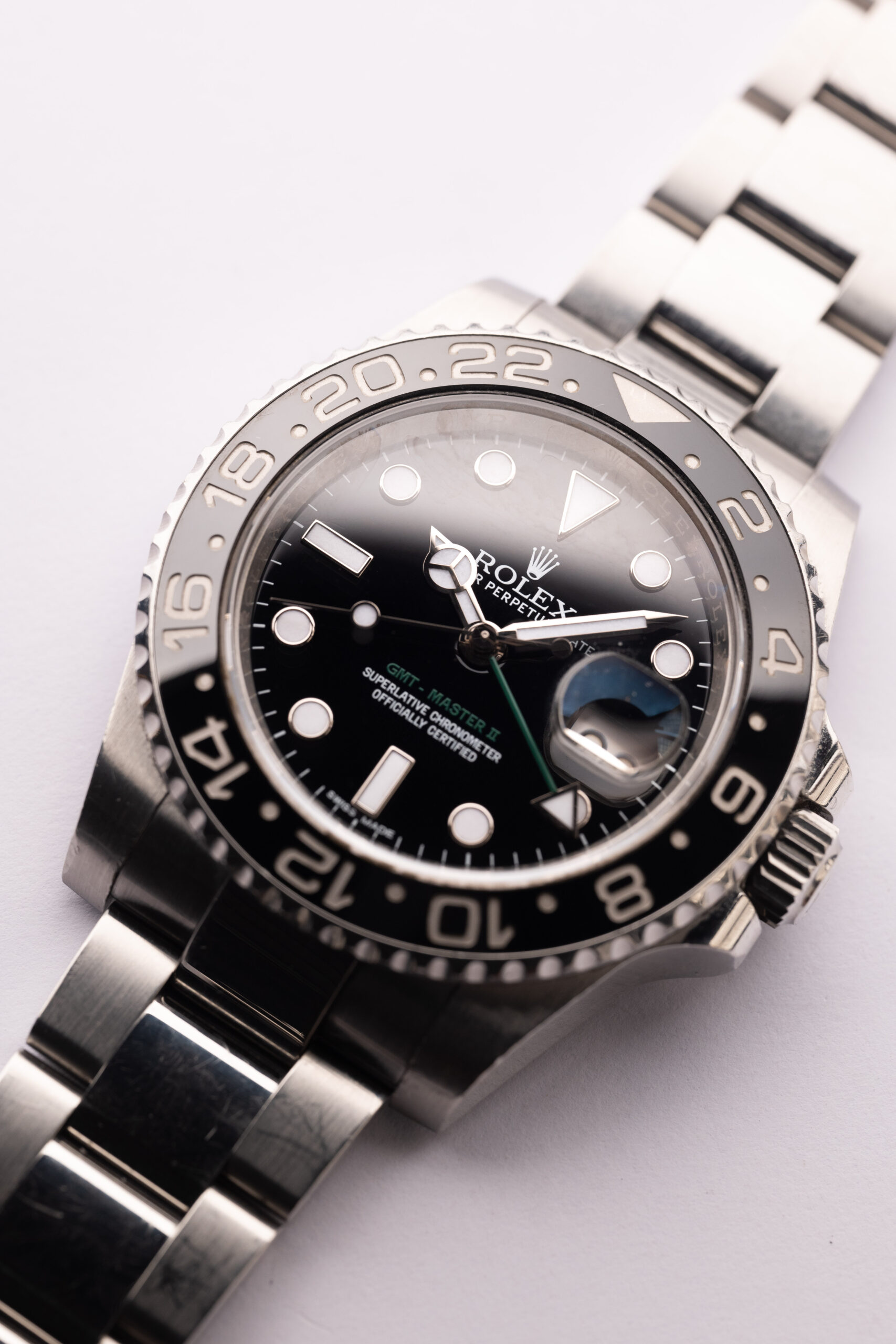 2017 Rolex 116710LN Black GMT-Master II w/ Box & Papers | Grey and Patina