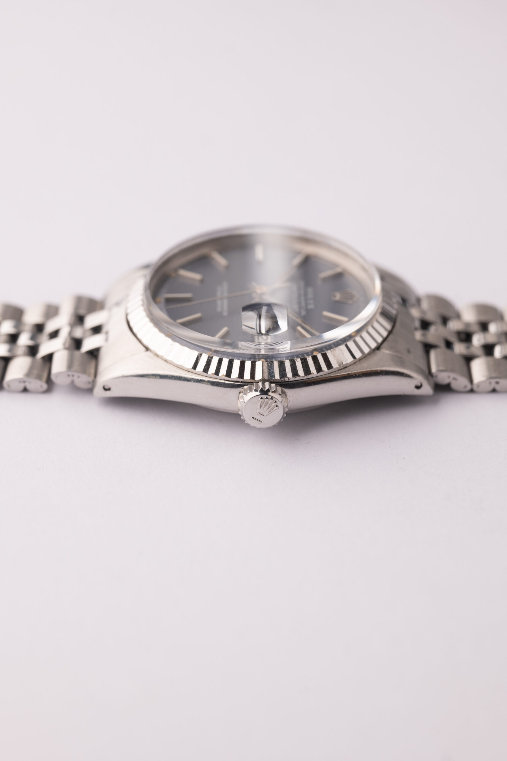 1973 Rolex 1601 Oslo Blue Dial datejust | Grey and Patina