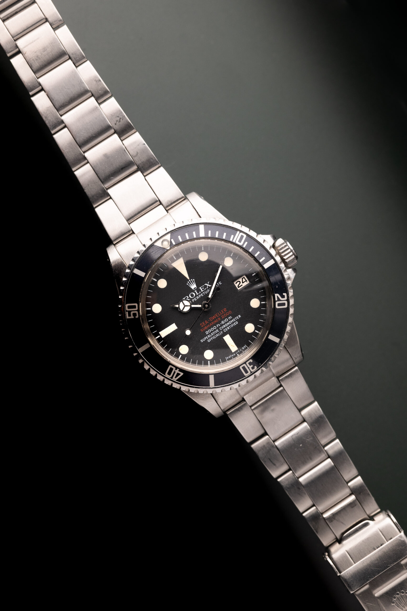 1971 Rolex 1665 Mk. IV Double Red Sea-Dweller w/ Box & Paper | Grey and ...