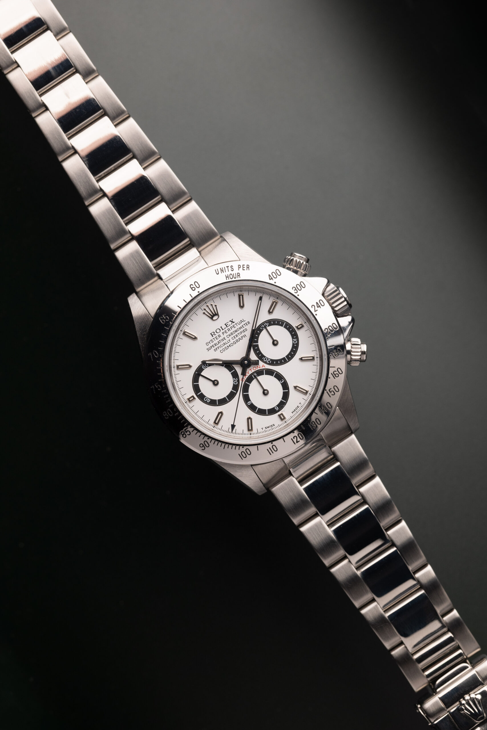 1993 Rolex 16250 White "Inverted Six" Zenith Daytona | Grey and Patina