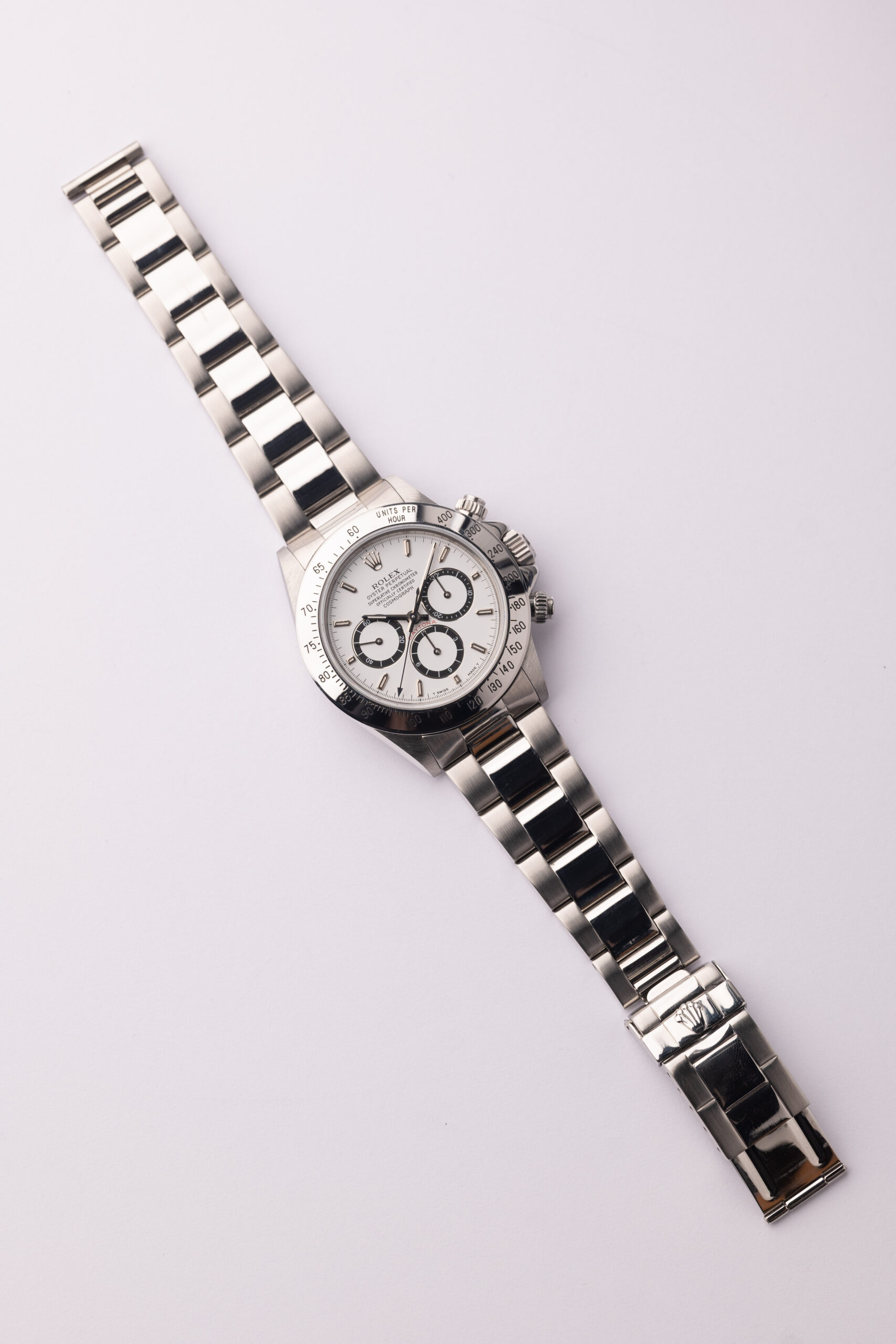 1993 Rolex 16250 White "Inverted Six" Zenith Daytona | Grey and Patina